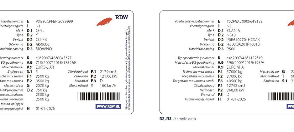 Uitgifte nieuwe kentekenbewijzen start in juni