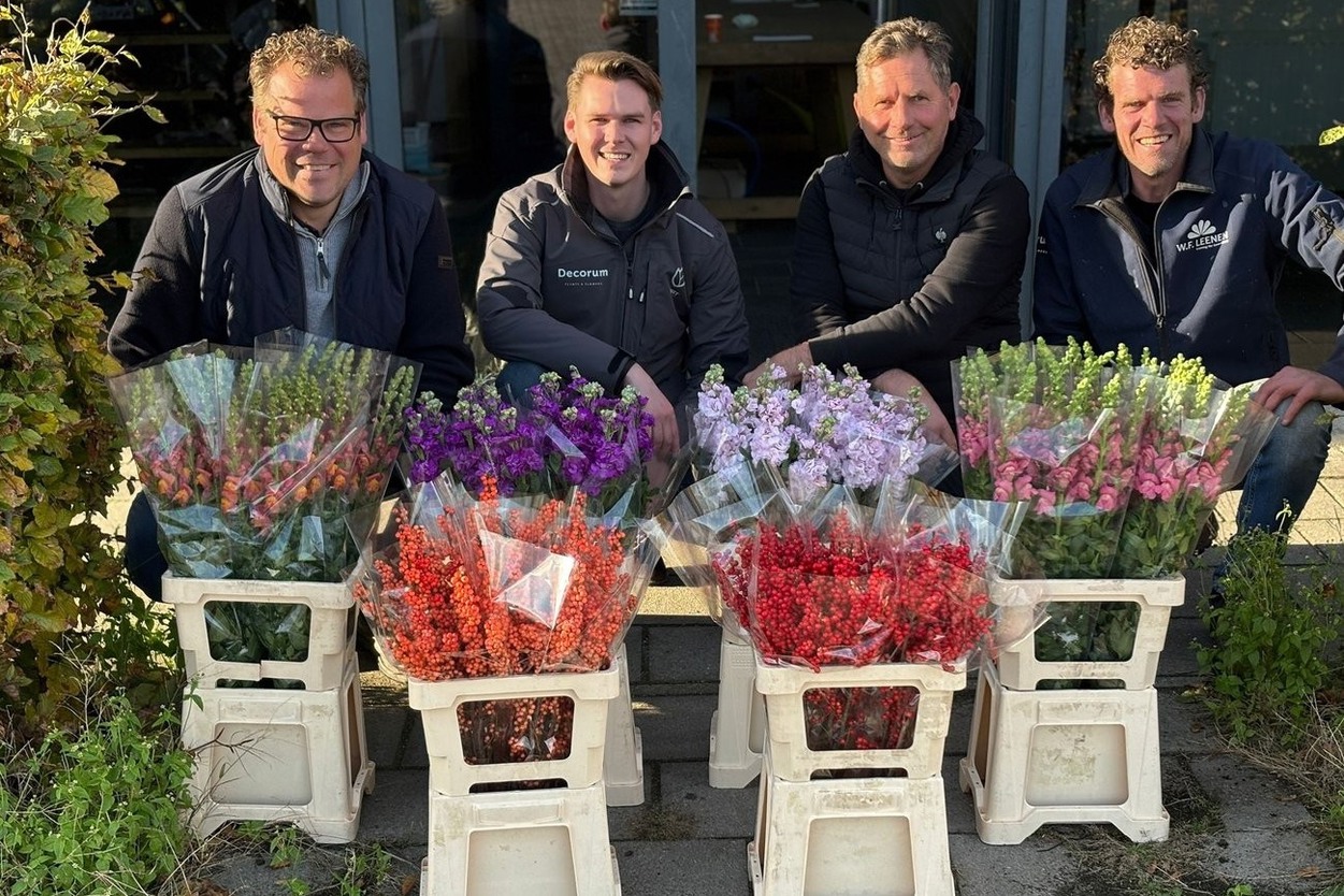 Trio Flora treedt toe tot Decorum en introduceert nieuwe soorten en bloemenmixen