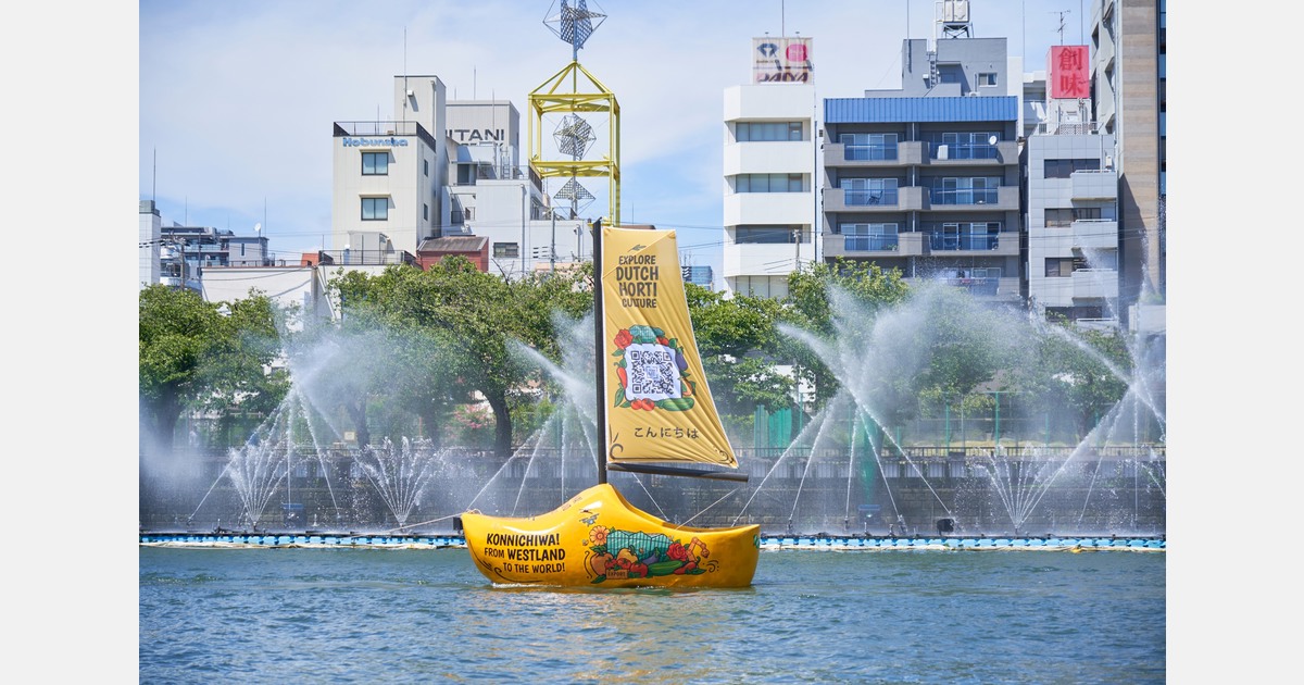 Glastuinbouw trekt aandacht met varende klomp bij World Expo